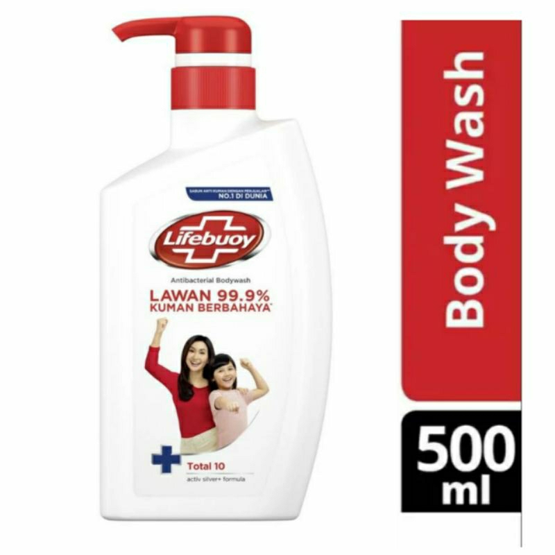 Jual Lifebuoy Antibacterial Body Wash Merah 500ml | Shopee Indonesia