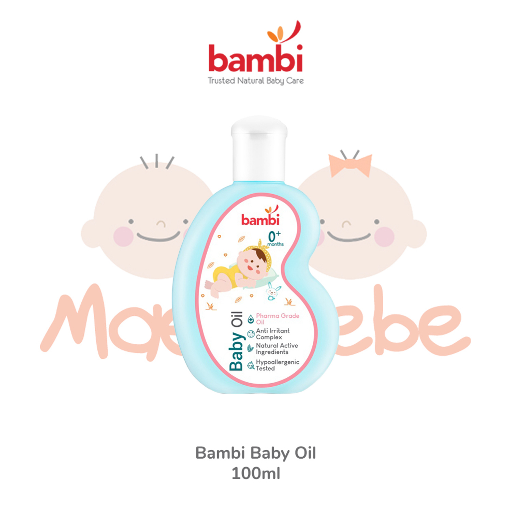 Jual Bambi Baby Oil Minyak Pijat Bayi 100ml | Shopee Indonesia