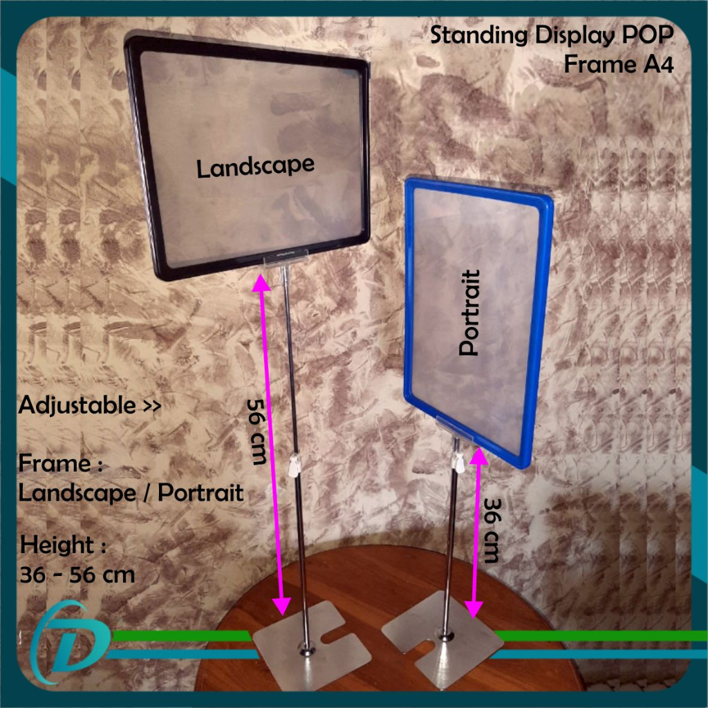 Jual Stand Frame - POP Up Frame A4 - Frame Promosi | Shopee Indonesia