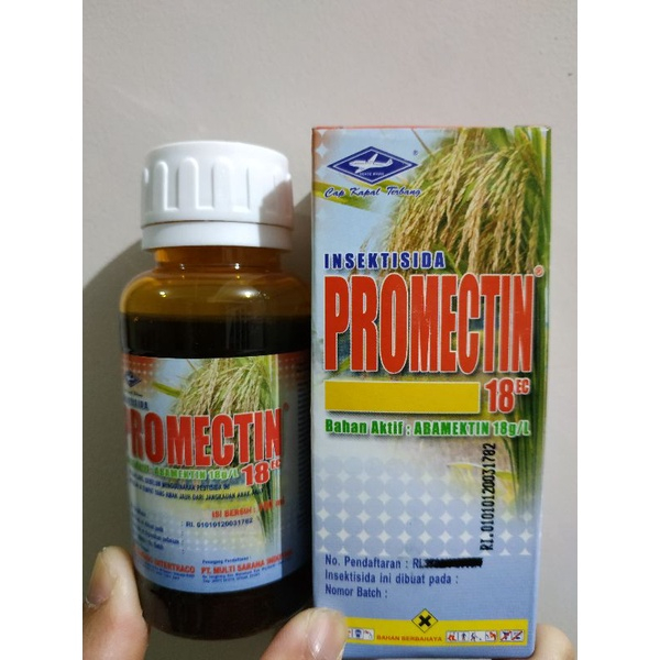 Jual insektisida promectin 18ec 100ml /hama kriting daun ulat,kutu ...