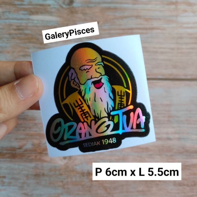 Jual stiker hologram orang tua sticker motor | Shopee Indonesia