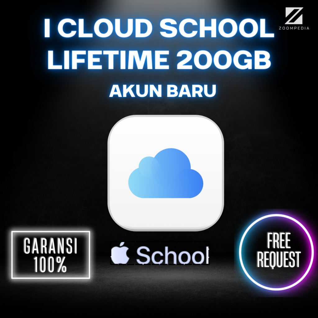 Jual ICLOUD SCHOOL 200GB LIFETIME DURATION | Shopee Indonesia