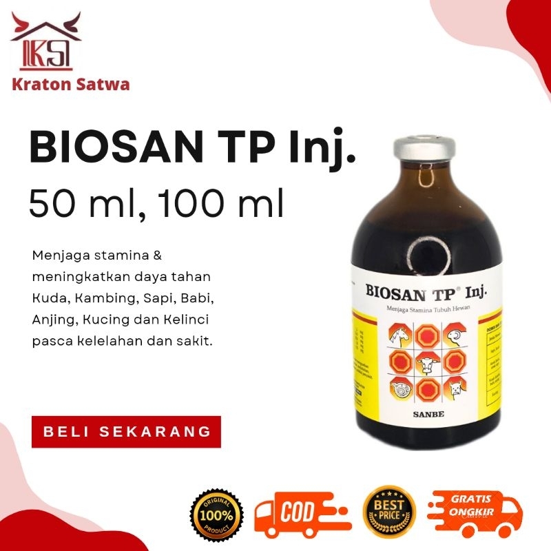 Jual Biosan TP - Penambah Energi dan Kesehatan Ternak | Shopee Indonesia