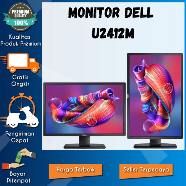 Jual LED Monitor 24 Inch Dell U2412M FHD IPS ( Second Mulus ) | Shopee ...