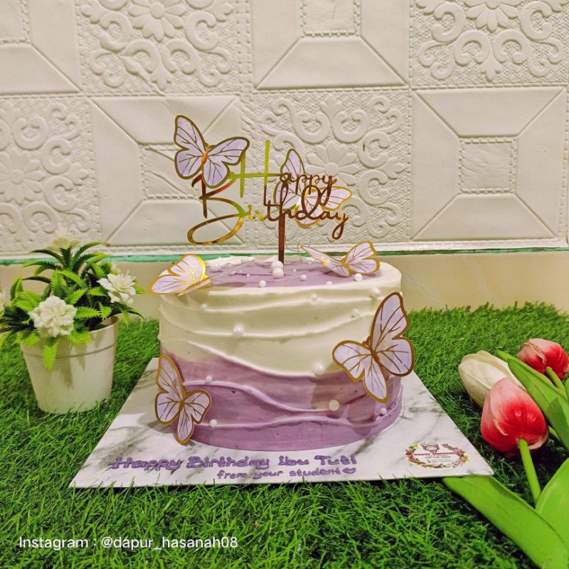 Jual Birthday Cake Palembang / Kue Ulang Tahun ukuran 18cm | Shopee ...