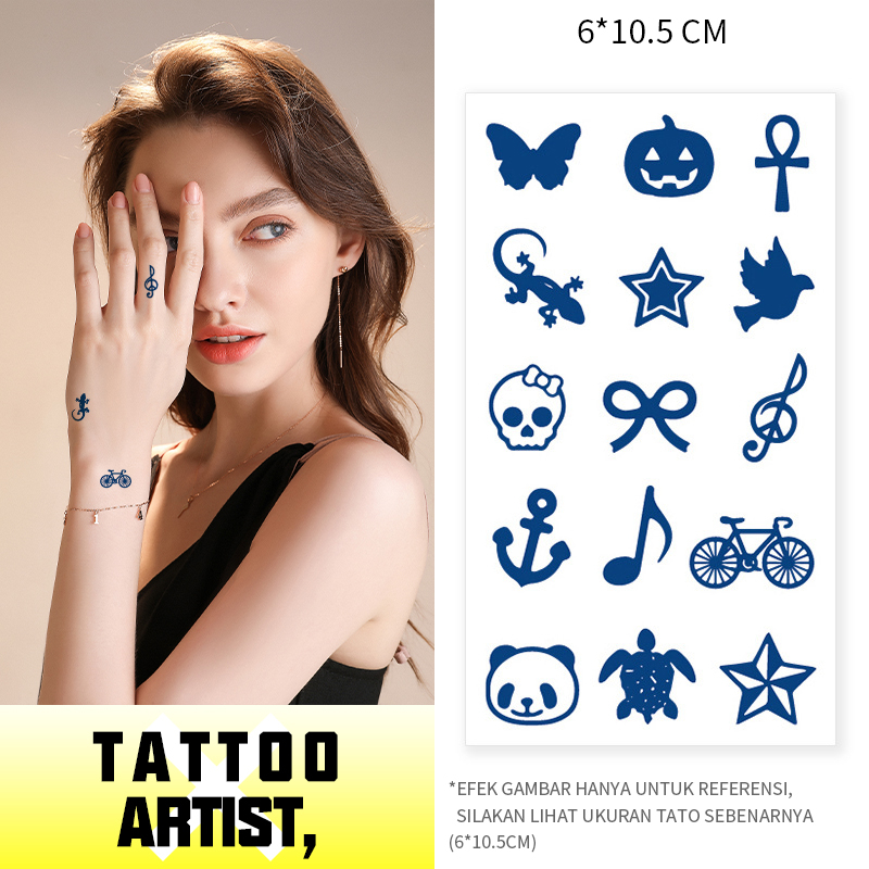 Jual Motif lucu tato, pola lucu tatto, tato temporer,tahan air,Stiker ...