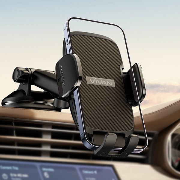 Jual Vivan CHS16 Suction Car Stent Cup Automatic Lock 360 Car Holder ...