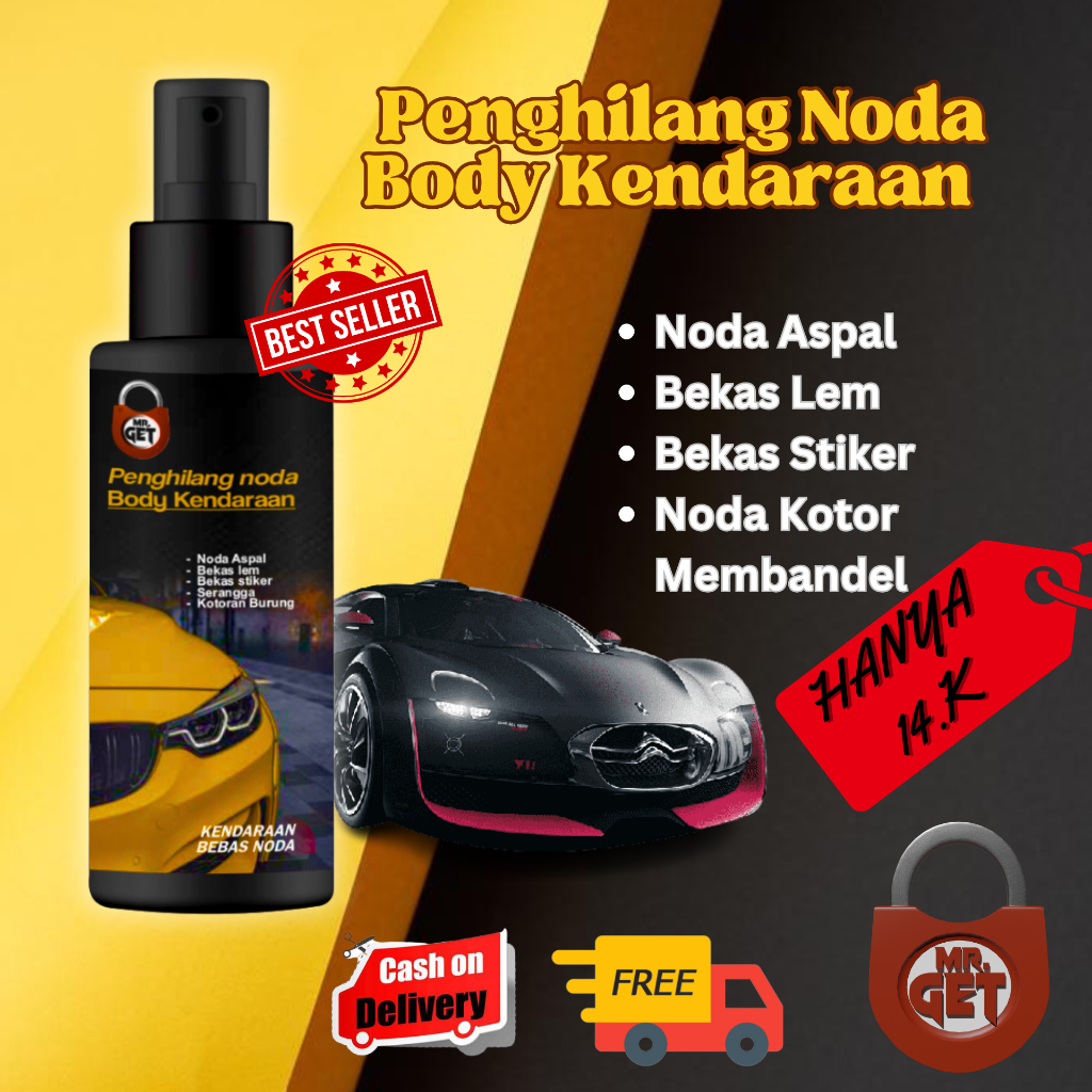 Jual Cairan Pembersih Penghilang Noda Aspal,Lem,Serangga,Getah Pohon,Mobil Motor 100ml | Shopee ...
