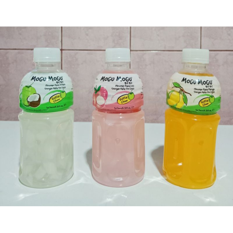 Jual Mogu-mogu Rasa Leci || Kelapa || Mangga 320 ml | Shopee Indonesia