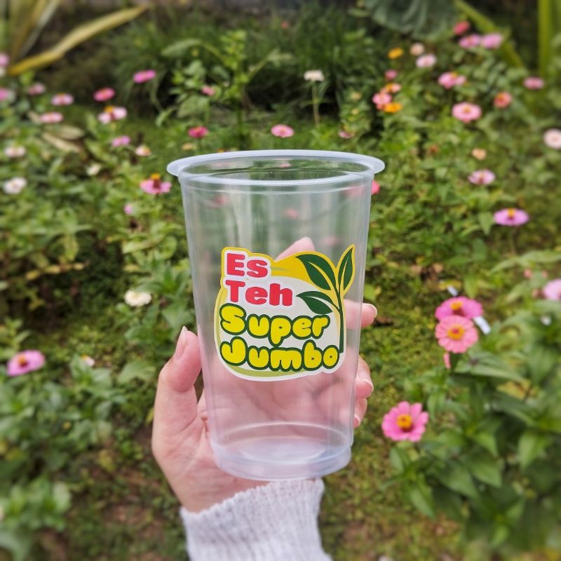 Jual Stiker label es teh super jumbo | Shopee Indonesia