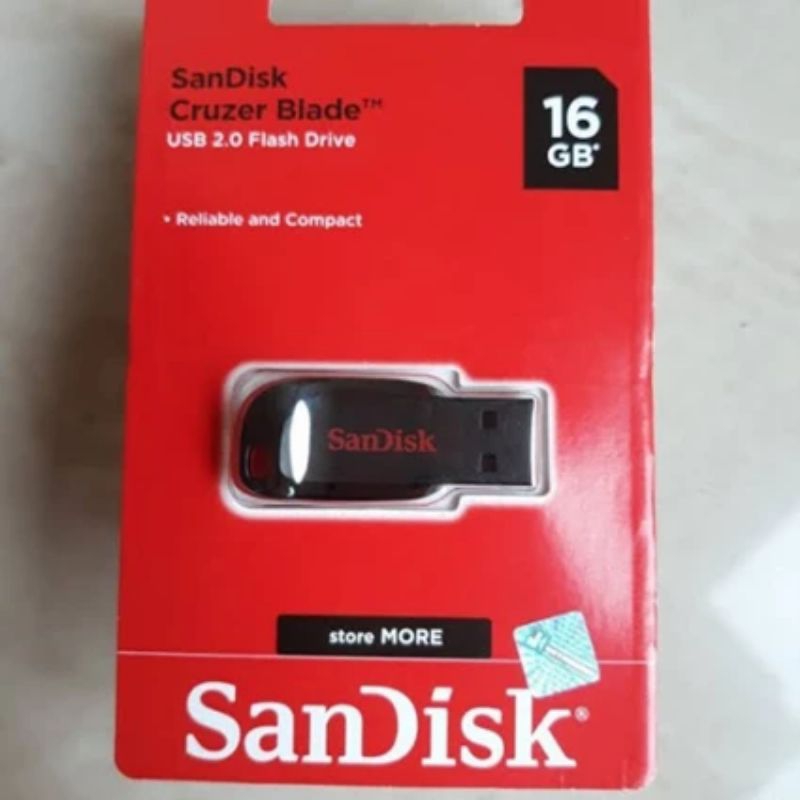 Jual Flashdisk Sandisk 16gb Cuci Gudang(baru) original | Shopee Indonesia