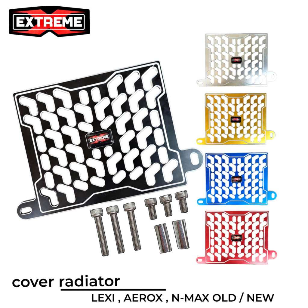 Jual Cover Radiator Tutup Radiator Full Warna Cnc Premium Extreme Nmax ...