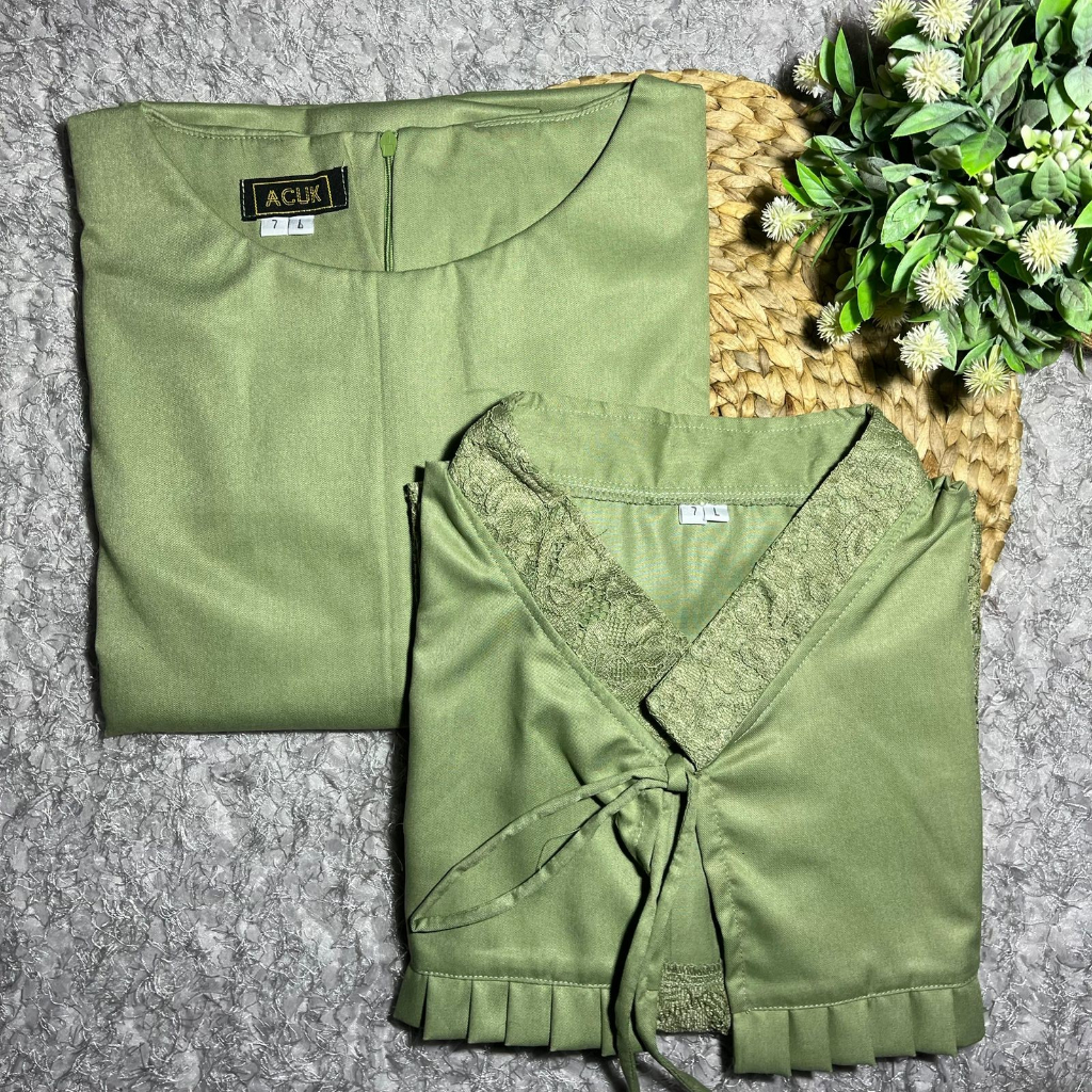 Jual Gamis Swelles Gamis Set Inner dan Outer 2 in 1 Brukat Mix Toyobo ...