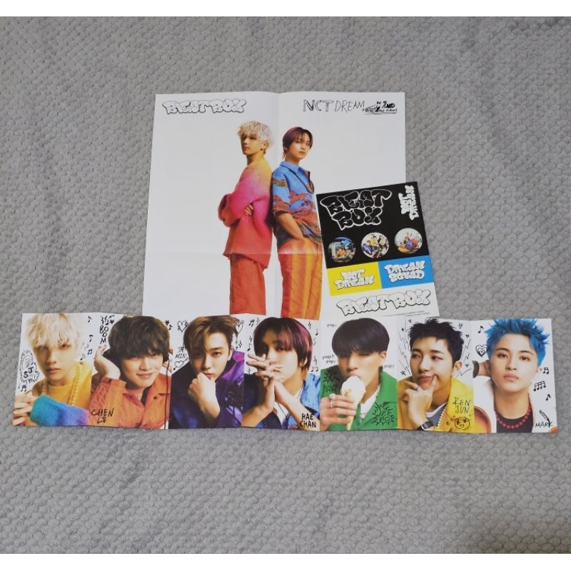 Jual BUNDLE JISUNG HAECHAN BEATBOX OFFICIAL POSTER, NCT DREAM STICKER ...