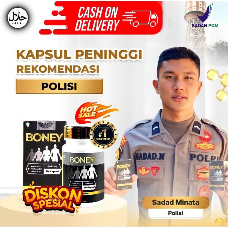Jual BONEY KAPSUL PENINGGI BADAN HERBAL - NAIK 5-15 DALAM SEMINGGU ...