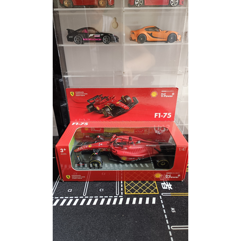 Jual Shell Ferrari 2023 Edition Formula 1 F1-75 141 F1 75 Burago F1 ...
