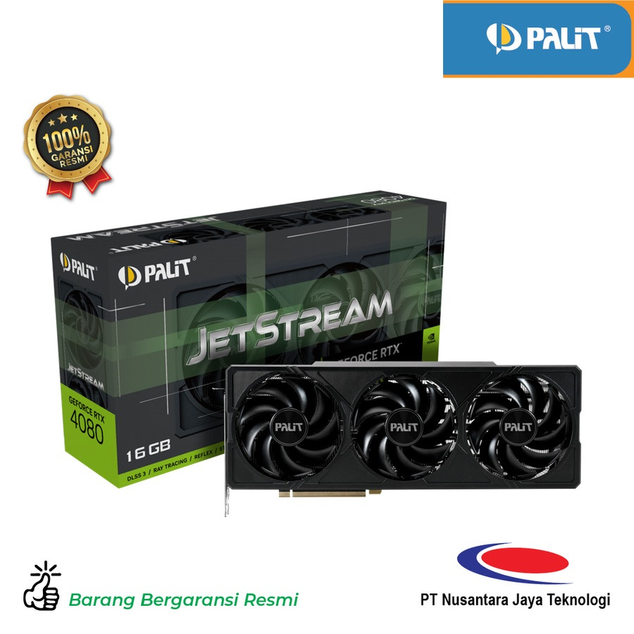 Jual Palit VGA GeForce RTX 4080 JetStream 16GB 256bit GDDR6X VGA Nvidia ...