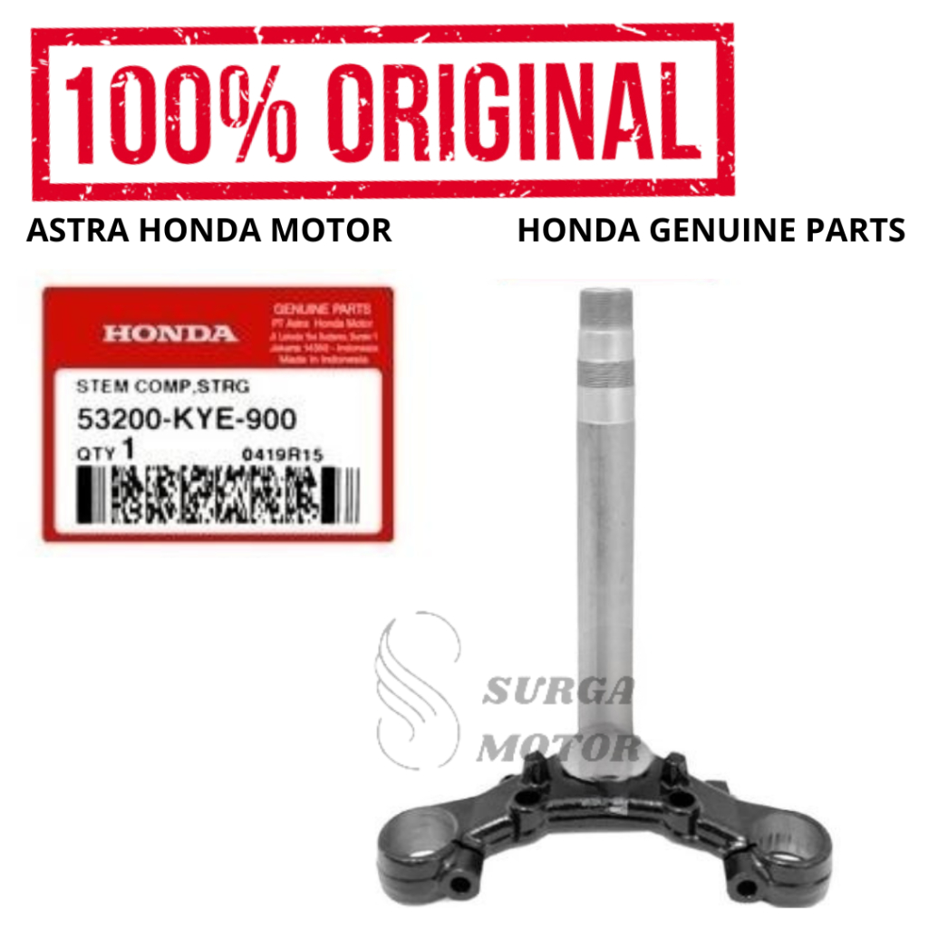 Jual Stem Steering Segitiga T Megapro Monoshock Karbu Bawah Original ...