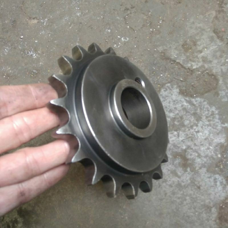 Jual sprocket gear rs 60 t20 as 35 5 inch besi super quality | Shopee ...