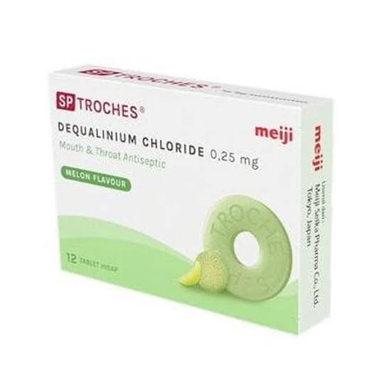 Jual SP Troches Melon 12 tablet - Obat Hisap tenggorokan meiji ...