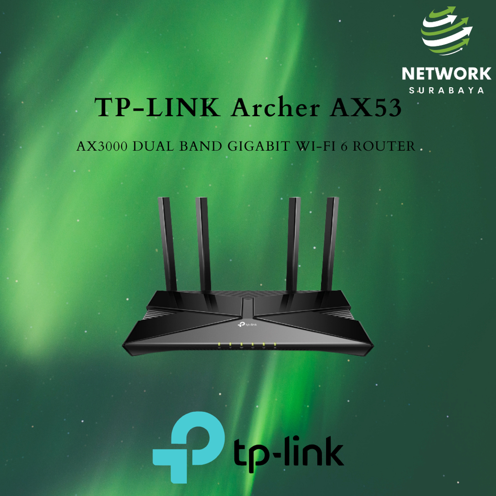 Jual TP-LINK Archer AX53 AX3000 Dual-Band Wireless WiFi 6 Router ...