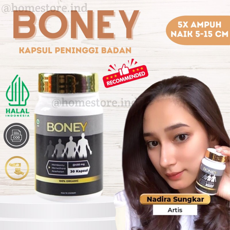 Jual Suplemen Boney Peninggi Badan Kapsul Peninggi Badan Herbal Alami ...