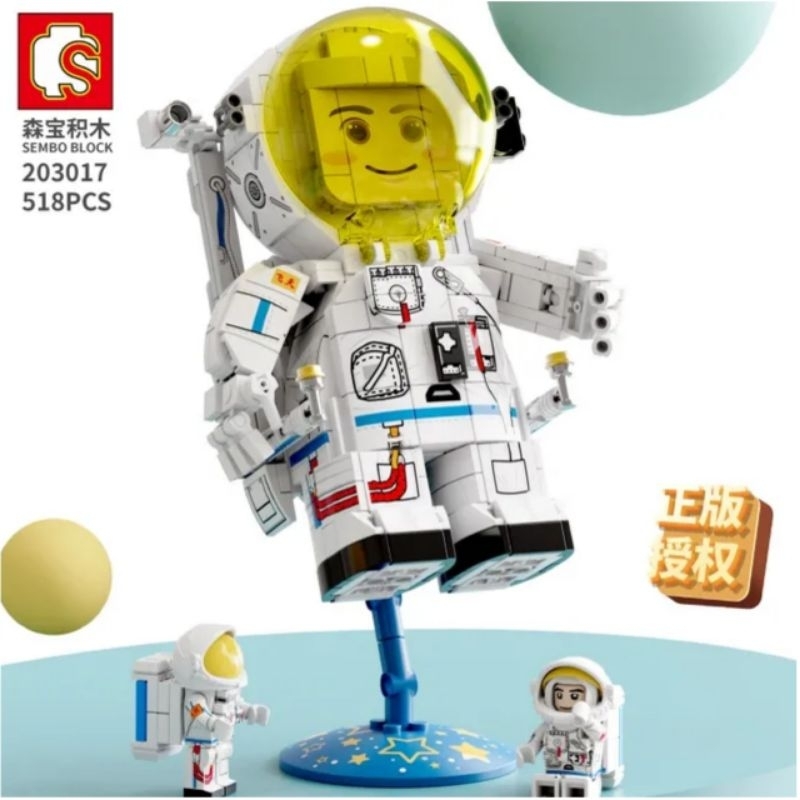 Jual SEMBO BLOCK BRICKS SPACE ASTRONAUTS / MAINAN BLOCK ASTRONOT RUANG ...