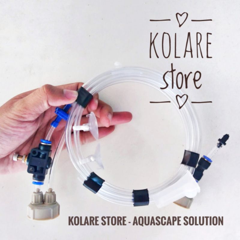 Jual Paket CO2 DIY KIT / Generator CO2 KIT / Check Valve / DIffuser CO2 | Shopee Indonesia