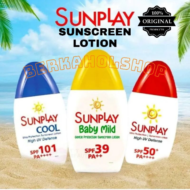 Jual SUNPLAY ultra protection SUNSCREEN LOTION series spf 50+ PA ...