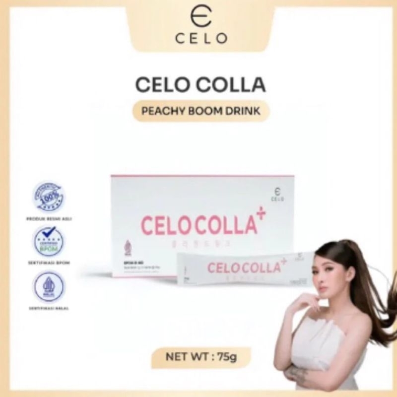 Jual cello colla+ peachy boom/ cello colla plus peachy boom/ infus ...