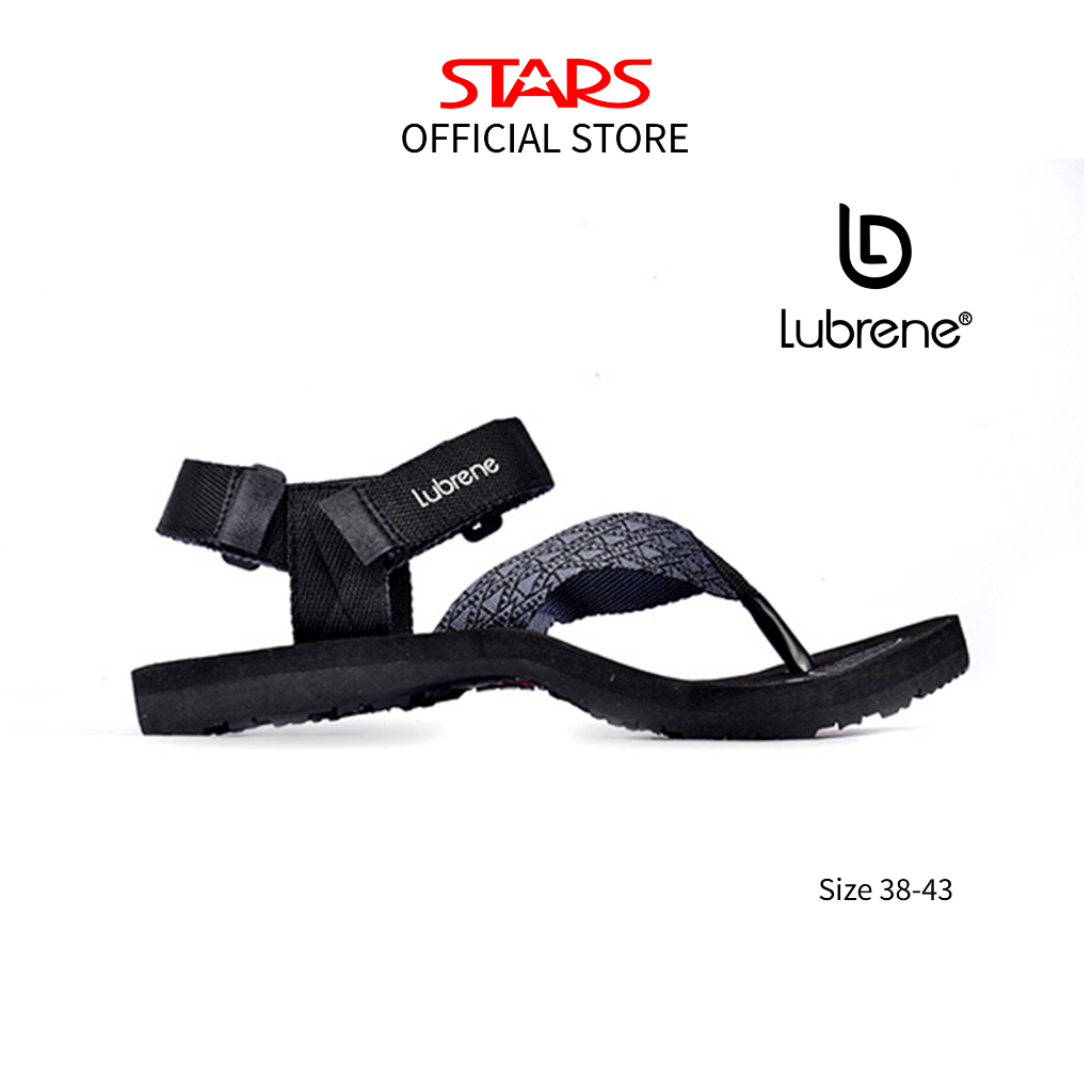 Jual LUBRENE Sepatu Sandal Pria GONZALO-GM HITAM | Shopee Indonesia
