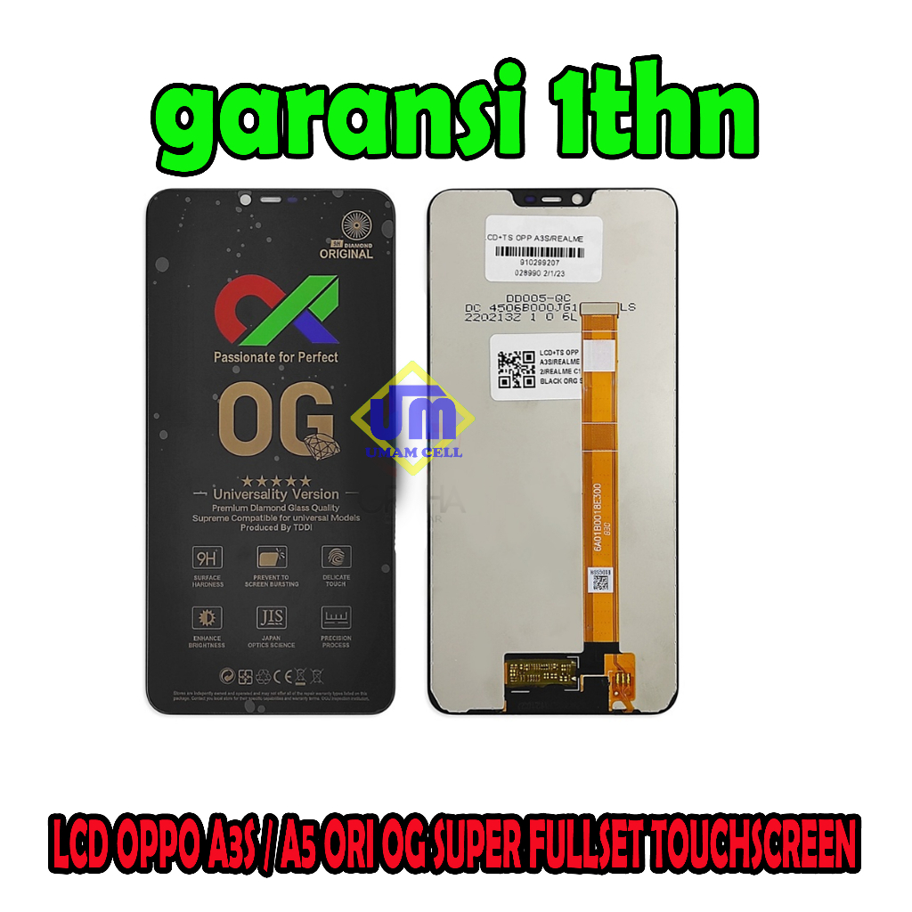 Jual LCD TOUCHSCREEN OPPO A3S / OPPO A5 CPH1803 / REALME 2 / REALME C1 FULLSET | Shopee Indonesia