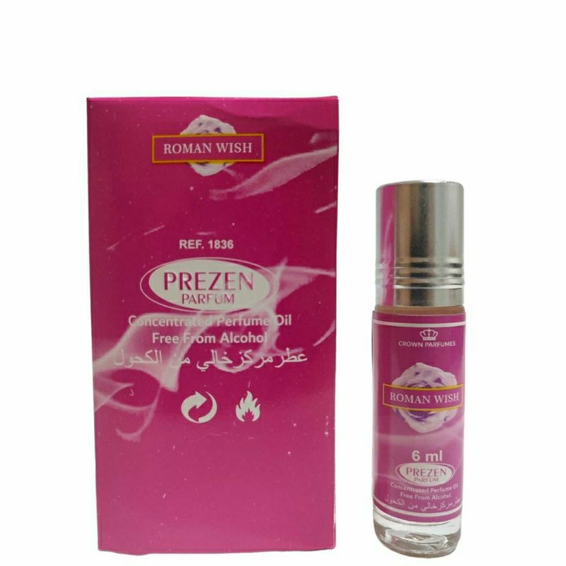 Jual Parfum Roman Wish Romantic Wish Roll On Botol 6ml Non Alkohol ...