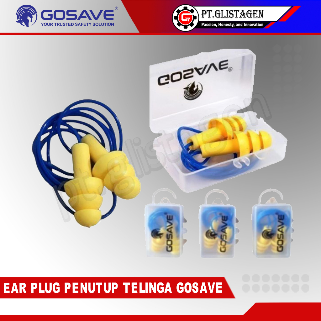 Jual GOSAVE Ear Plug Earplug Pelindung Pengaman Telinga Sumbat Telinga ...