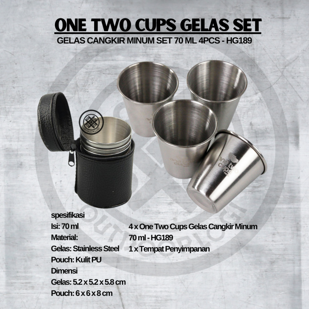 Jual Gelas Set | Gelas Set Chanodug | Gelas Stainless | Gelas Gunung ...