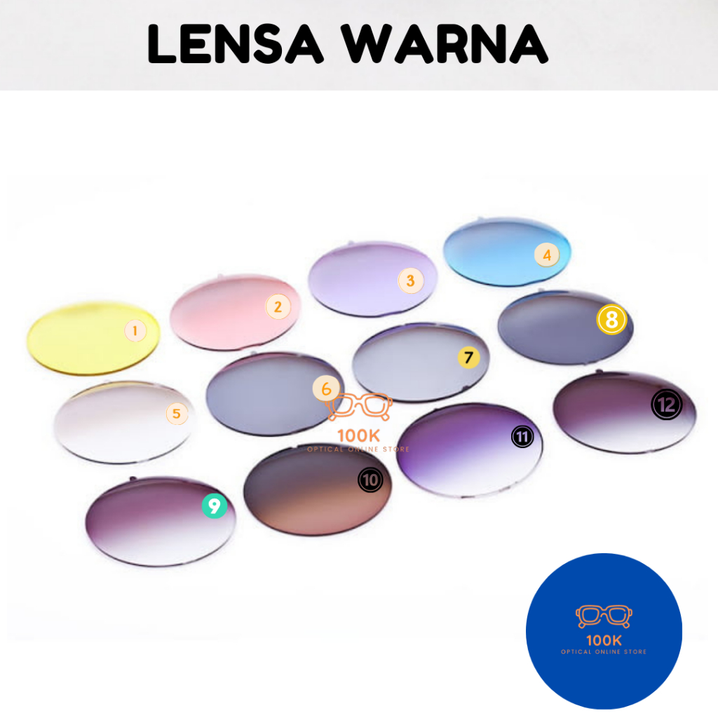 Jual HARGA GROSIR LENSA CR WARNA 1.56 TINT LENS | Shopee Indonesia