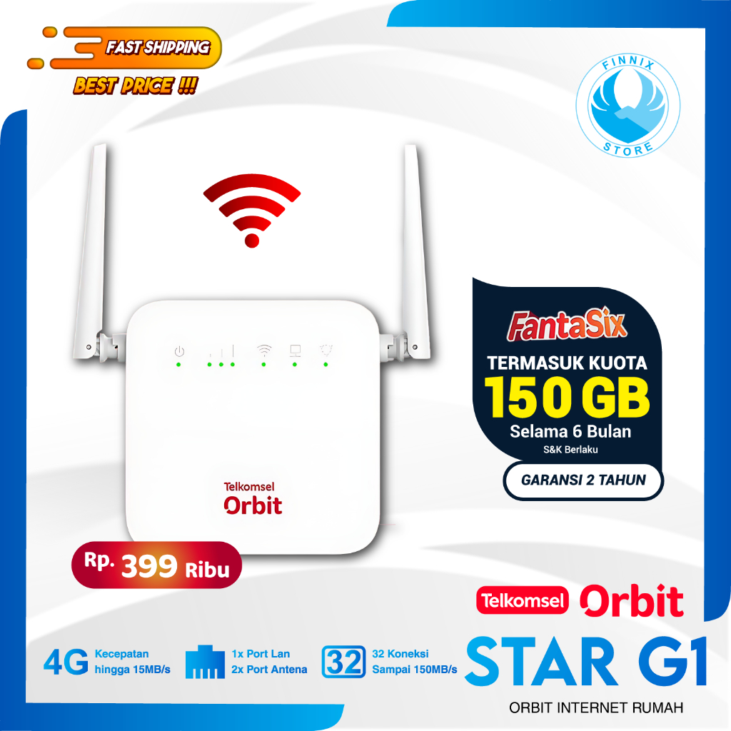 Jual Telkomsel Orbit Star G1 Home Router Modem Wifi 4G Bonus Kuota ...