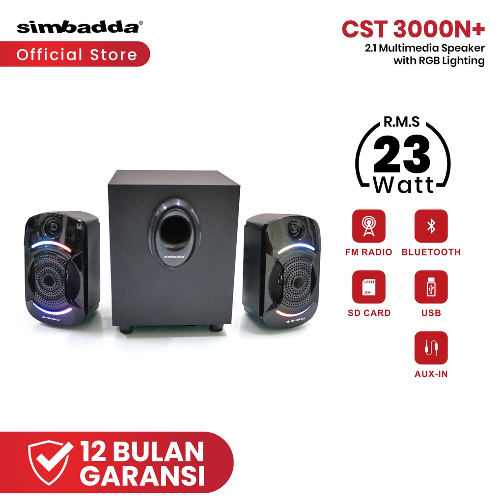 Jual Speaker Simbadda CST 3000N+ - Subwoofer Power Bass Multimedia New ...