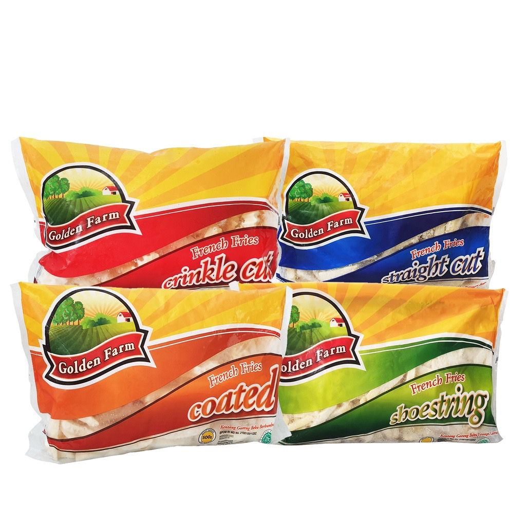 Jual Golden Farm French Fries Kentang Goreng Shoestring | Straight Cut ...
