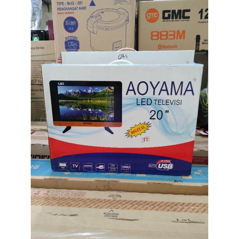 Jual AOYAMA LED TV 20 INCH TV DIGITAL USB MOVIE HDMI | Shopee Indonesia