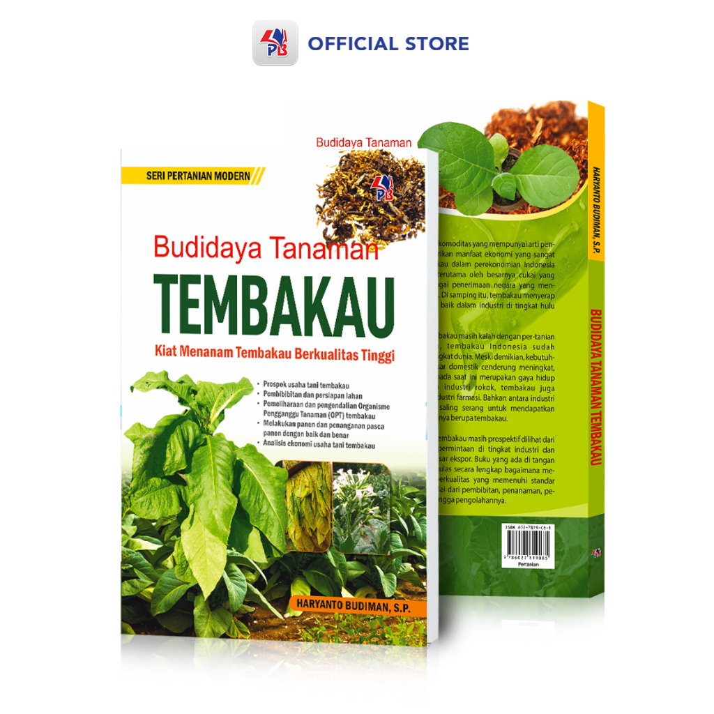 Jual Buku Budidaya Tanaman Tembakau Kiat Menanam Tembakau Berkualitas ...