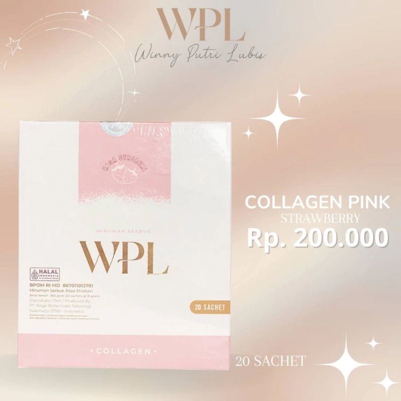 Jual WPL COLLAGEN PINK ISI 20 SACHET | Shopee Indonesia