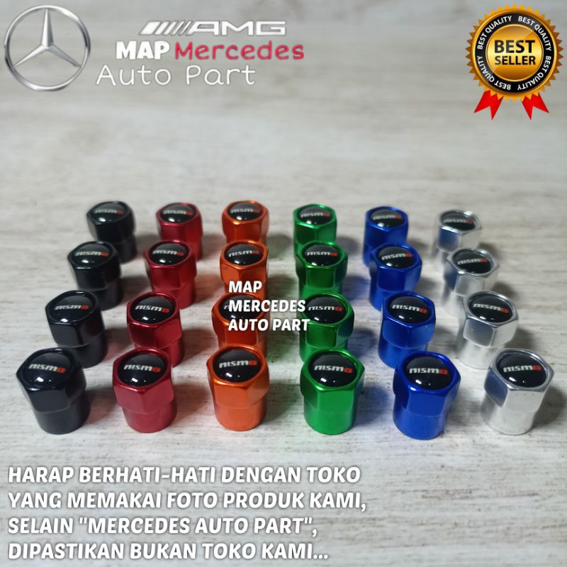 Jual TUTUP PENTIL BAN MOBIL MOTOR LOGO NISMO CAR TYRE WHEEL VALVE CAP ...