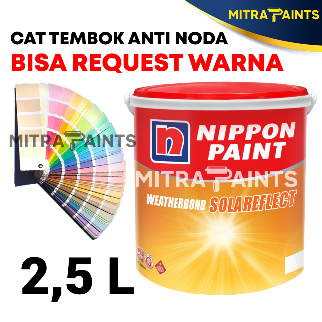 Jual WEATHERBOND SOLAREFLECT 2,5 LITER / CAT TEMBOK EKSTERIOR NIPPON ...