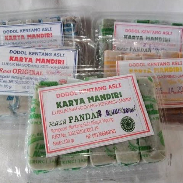 Jual Dodol Kentang | Nanas Asli Rasa Original Pandan Karya Mandiri ...