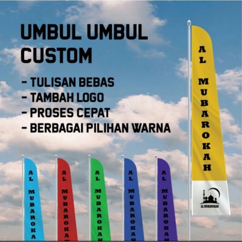 Jual BENDERA UMBUL-UMBUL CUSTOM | Shopee Indonesia