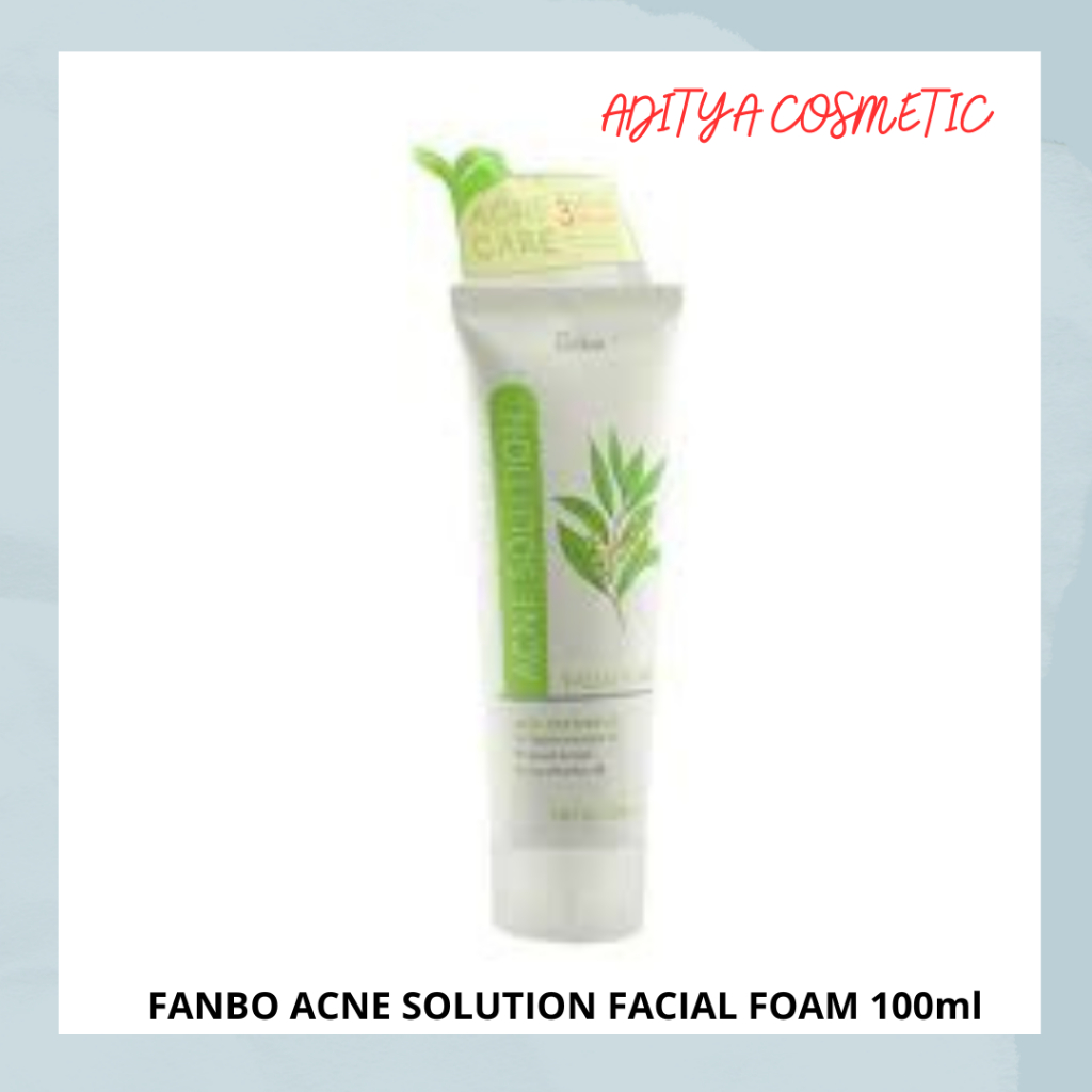 Jual FANBO ACNE SOLUTION FACIAL FOAM 100ml | Shopee Indonesia