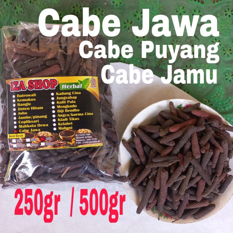Jual Cabe Jawa/Cabe Puyang/Cabe Jamu Kering 500gr | Shopee Indonesia