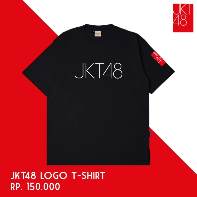 Jual Kaos JKT48 Logo T-Shirt Merch - Free Stiker | Shopee Indonesia