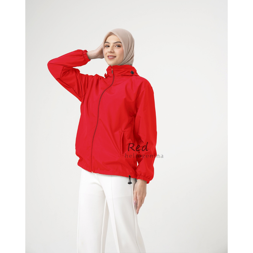 Jual Jaket Wanita Niena Parasut Olahraga Warna Baru Hellozenina ...